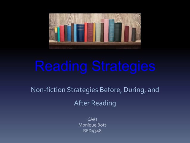 Reading Comprehension Strategies | PPTX