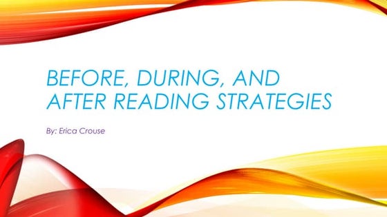Reading Comprehension Strategies | PPT