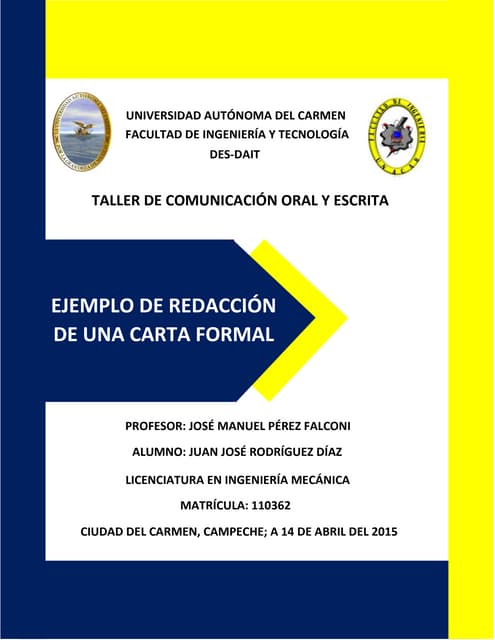 La Carta Formal | PDF