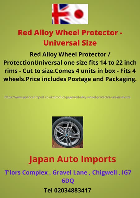 Red alloy wheel protector | PDF | Auto Type | Automotive