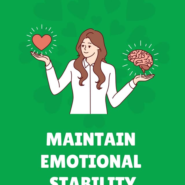 Maintain emotional stability - Counsel India | PDF