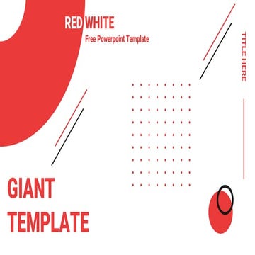 Free Powerpoint Presentation Template - Red and White Color Design | PDF