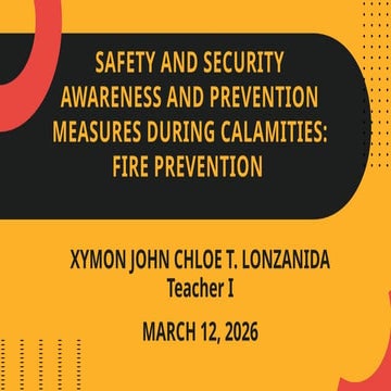 Fire Prevention | PPTX