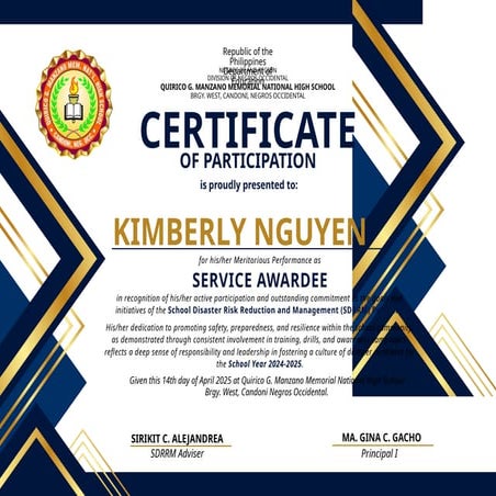 Sample editable certificate WITH HONORS 2023 - 2024.docx