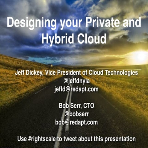 Redapt - Designing your Private and Hybrid Cloud | PDF