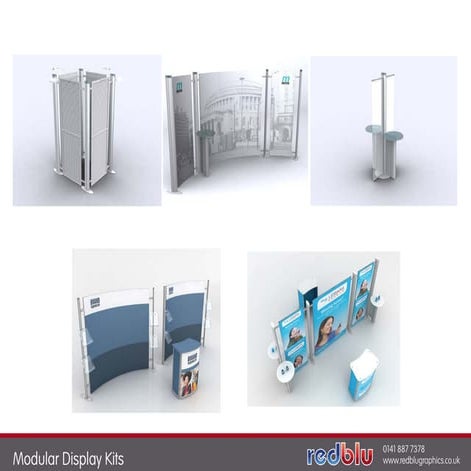 Redblu Graphics Modular Exhibition Display Stands Brochure | PDF