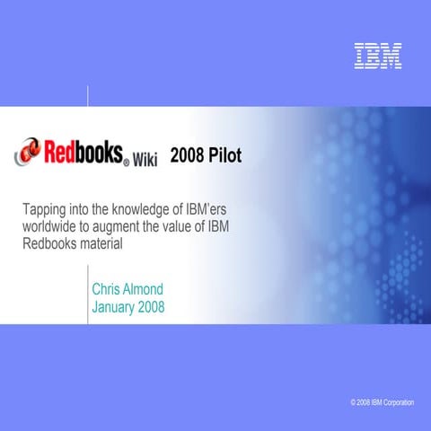 Redbooks Wiki | PPT