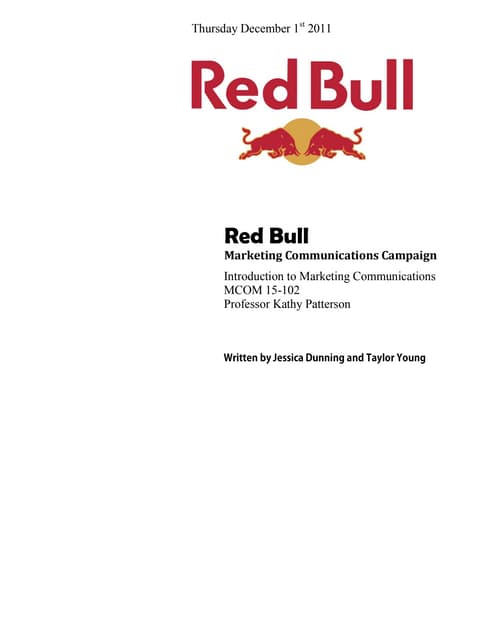 Red Bull Special Editions ppt | PPTX