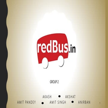 Redbus Case Study | PPTX