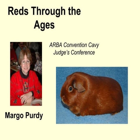 Cavy Red by Margo Purdy | PPT
