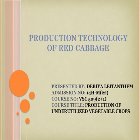 Cultivation of Red cabbage.pptx