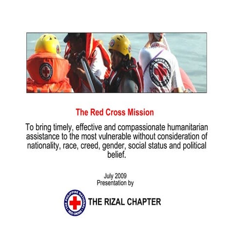 Red Cross Alliance of Partners (REDCAP) by Phillip Pastoral | PPT