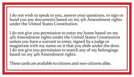 Know Your Rights Handout (Traditional Chinese) | PDF