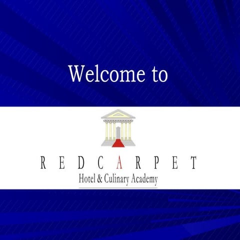 Redcarpet hotel management & culinary arts | PPT