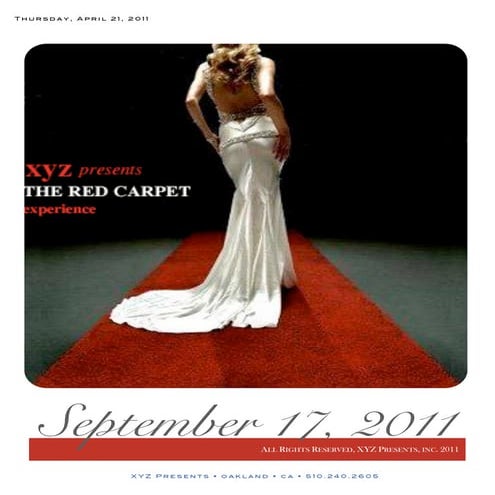 Red Carpet Experience | PDF