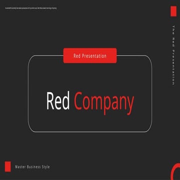 Red Company sfijhdfsahfshdfsbdfkjbsdafjbsajdfb | PPTX