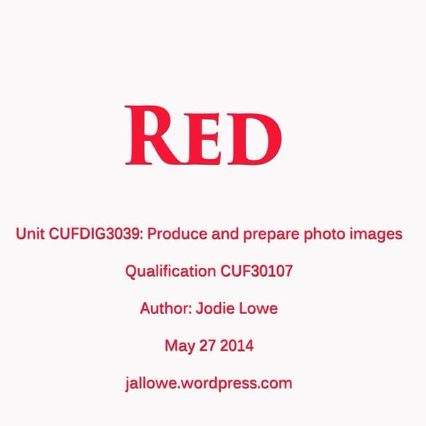 Red | PDF | Fine Art Photography | Fine Art