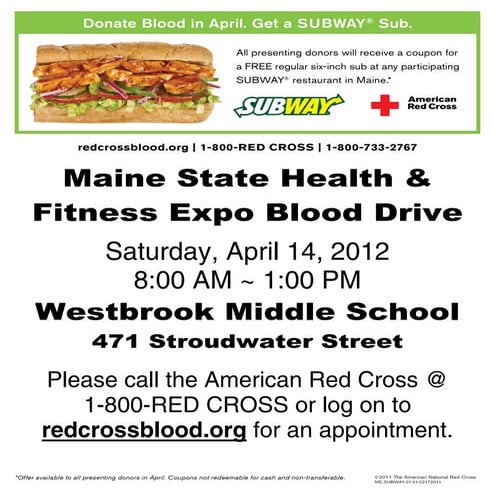 American Red Cross Blood Drive | PDF