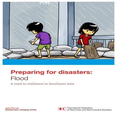 Red Cross comic brochure- Flood | PDF