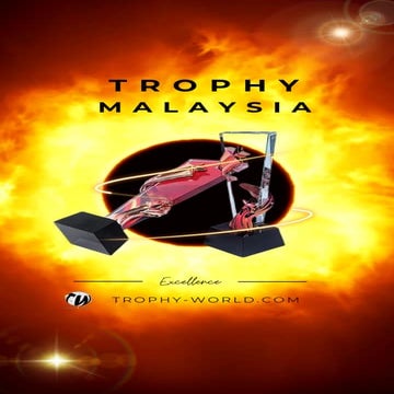 Red Crystal Trophies at Trophy-World Malaysia | Custom Trophies ...