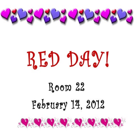 Red day! | PPT