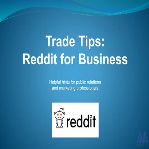 Reddit for businesses | PPTX