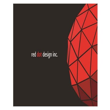 Red Dot Design Inc - 2016 Portfolio | PDF