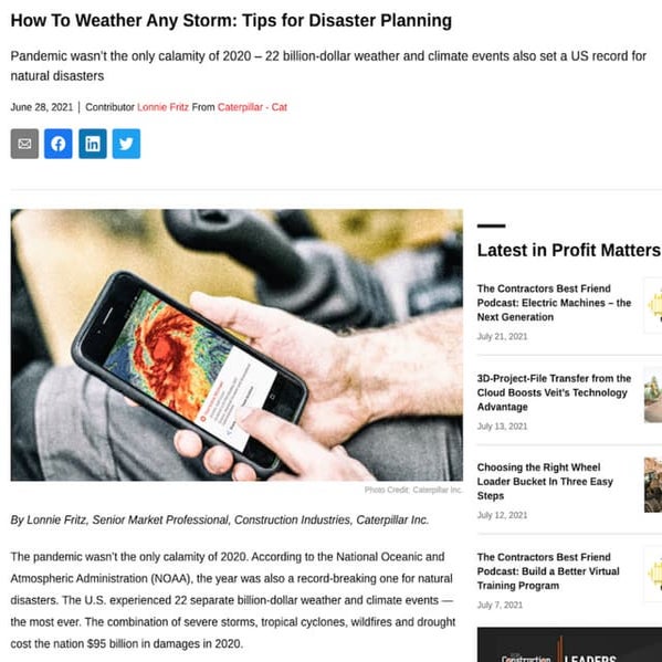 How to Weather any Storm: Tips for Disaster Planning | PDF