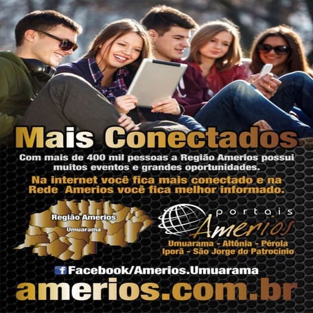 Rede Amerios 2014 - Folheto e Lâminas da Campanha Mais Conectados | PDF