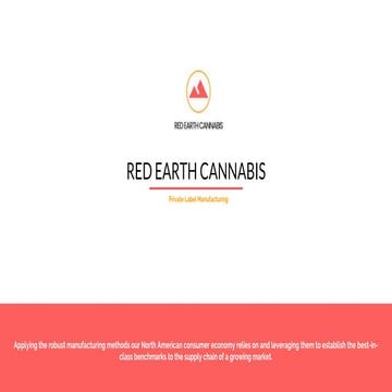 Red Earth Cannabis | PPTX | Illegal Drugs, Tobacco, eCigarettes, Vaping ...