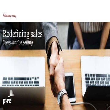 Redefining Sales Strategy For Business & Consulting | PPT