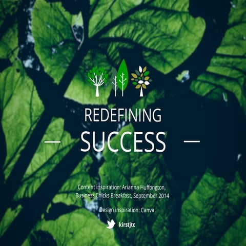 Redefining Success in today's world | PPT