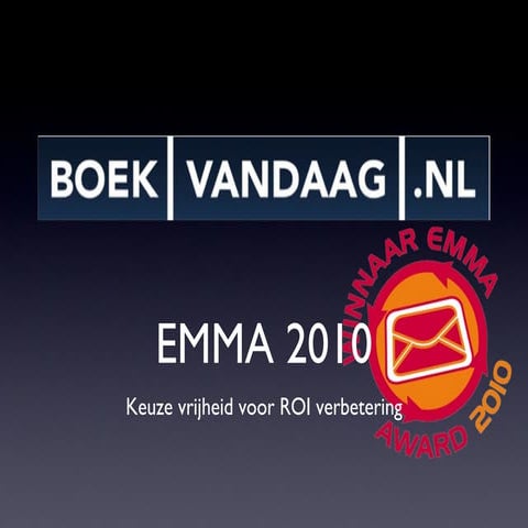 EMMA Case BoekVandaag.nl