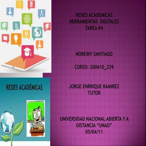 Redes academicas( slideshare | PPTX