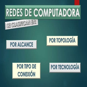 Redes de computadoras | PPTX