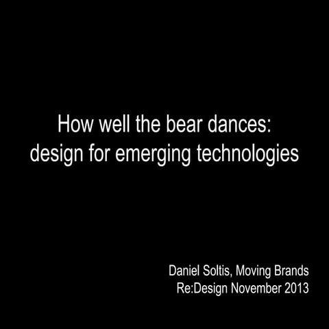 Design for emerging technologies | PPTX