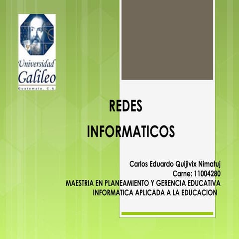 Redes informaticas | PPT | Computer Networking | Computing