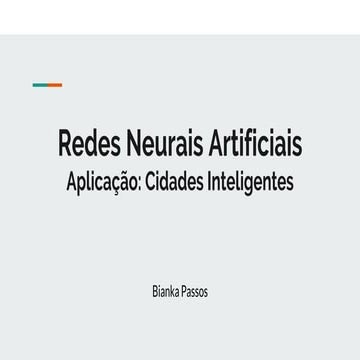 Redes Neurais | PPT