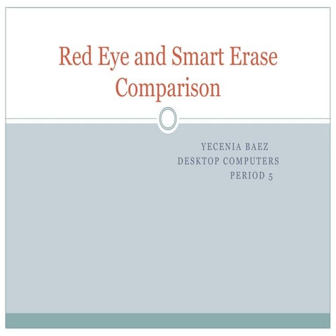 Red eye project | PPTX