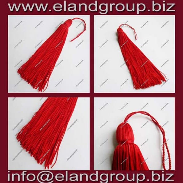 Red graduation cap tassels | PDF