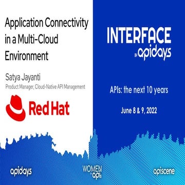 INTERFACE, by apidays - Application Connectivity in a Multi-Cloud Environment | PPT