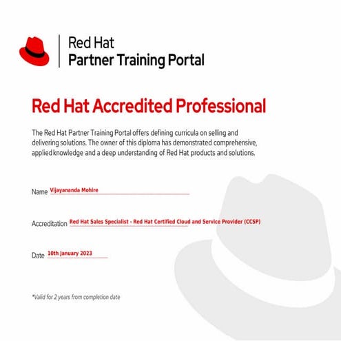Red Hat Certified Cloud and Service Provider | PDF