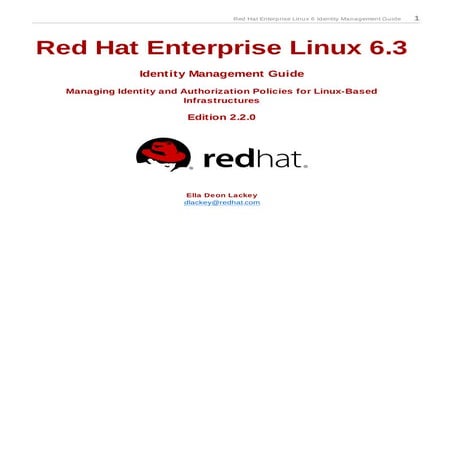 Red hat enterprise_linux-6-identity_management_guide-en-us | PDF | Operating Systems | Computer ...