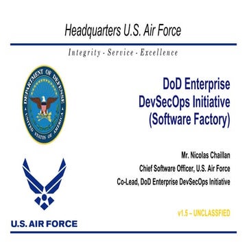 DevSecOps: The DoD Software Factory | PDF