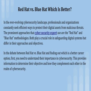 Red Hat vs. Blue Hat Which Is Better_.pptx