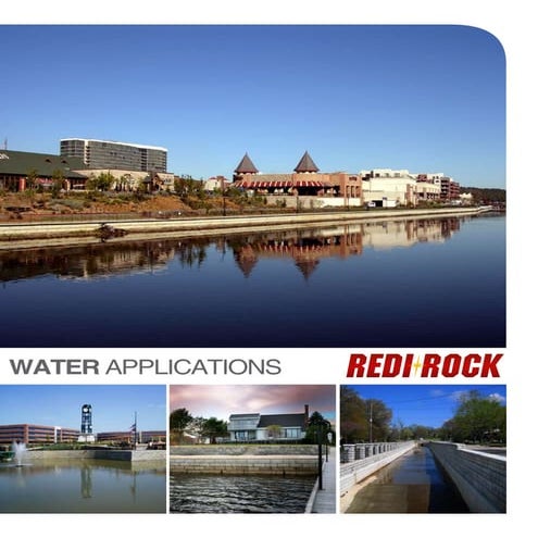 Redi-Rock Water Applications Brochure - Eagle West Precast | PDF ...