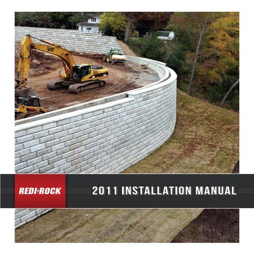 Redi-Rock Installation Manual - Eagle West Precast | PDF