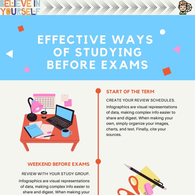 Studying Tips for Exams Timeline Infographic.pdf