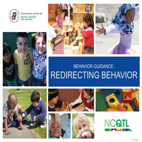 Redirecting behavior presentation for childcare centers | PPTX