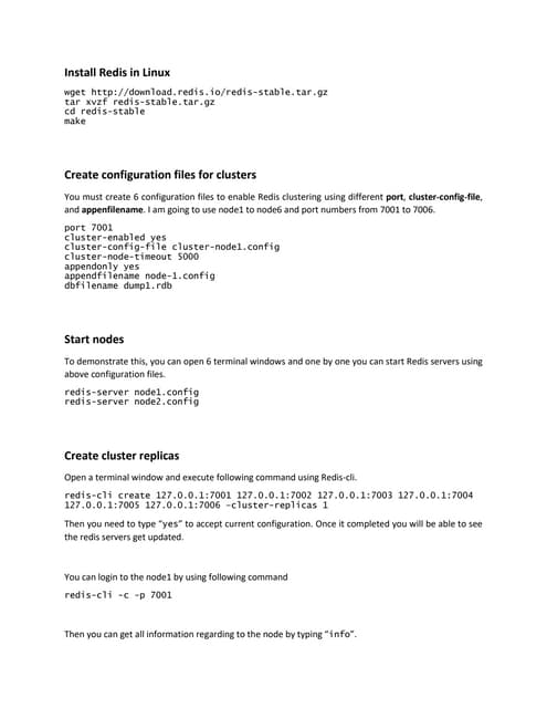 Redis Clustering Pdf